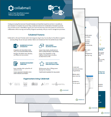 Collabmail Connects Outlook and SharePoint